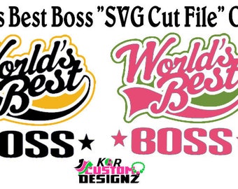 Best Boss Svg | Etsy