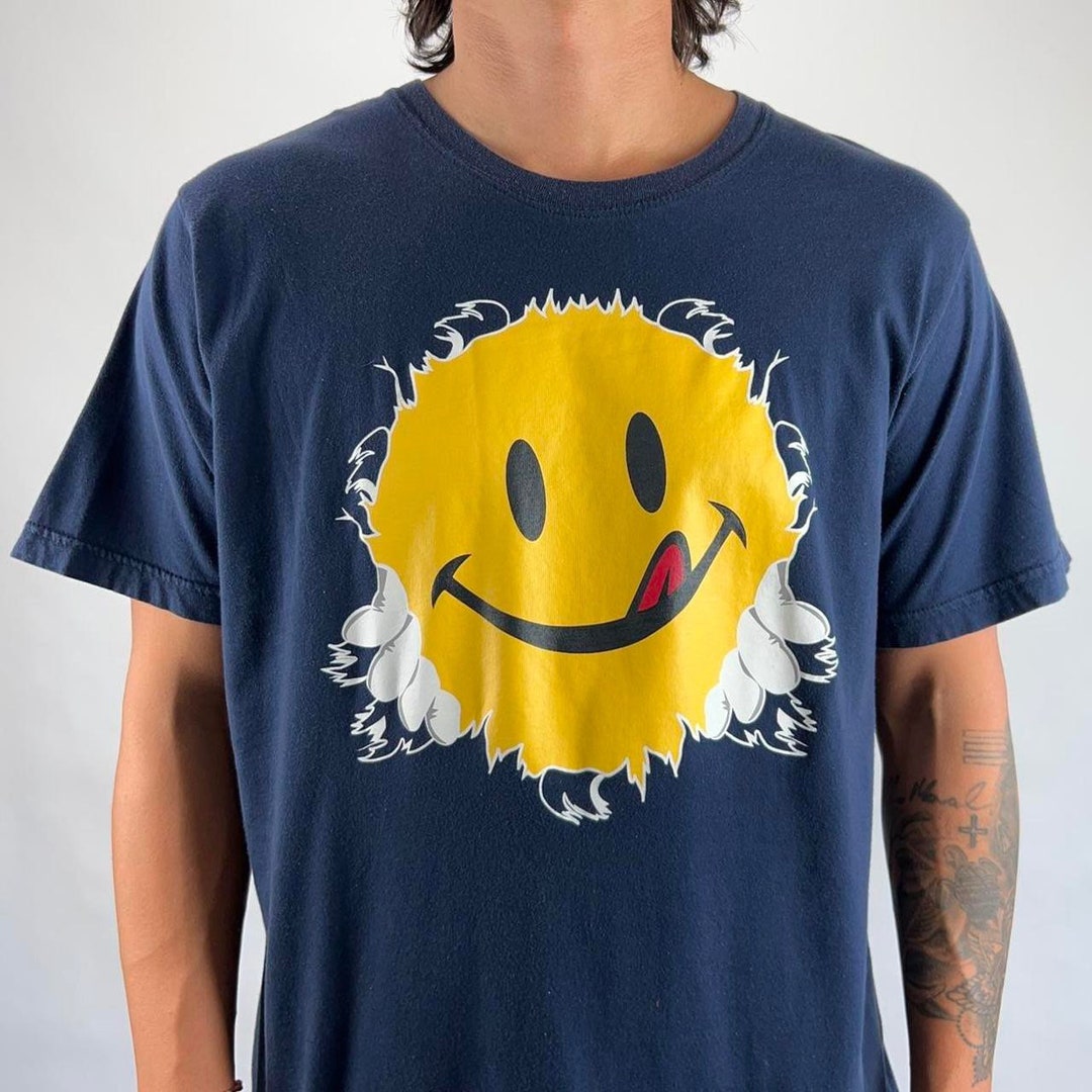Vintage Joe Boxer Smiley Face Tee XXL - Etsy