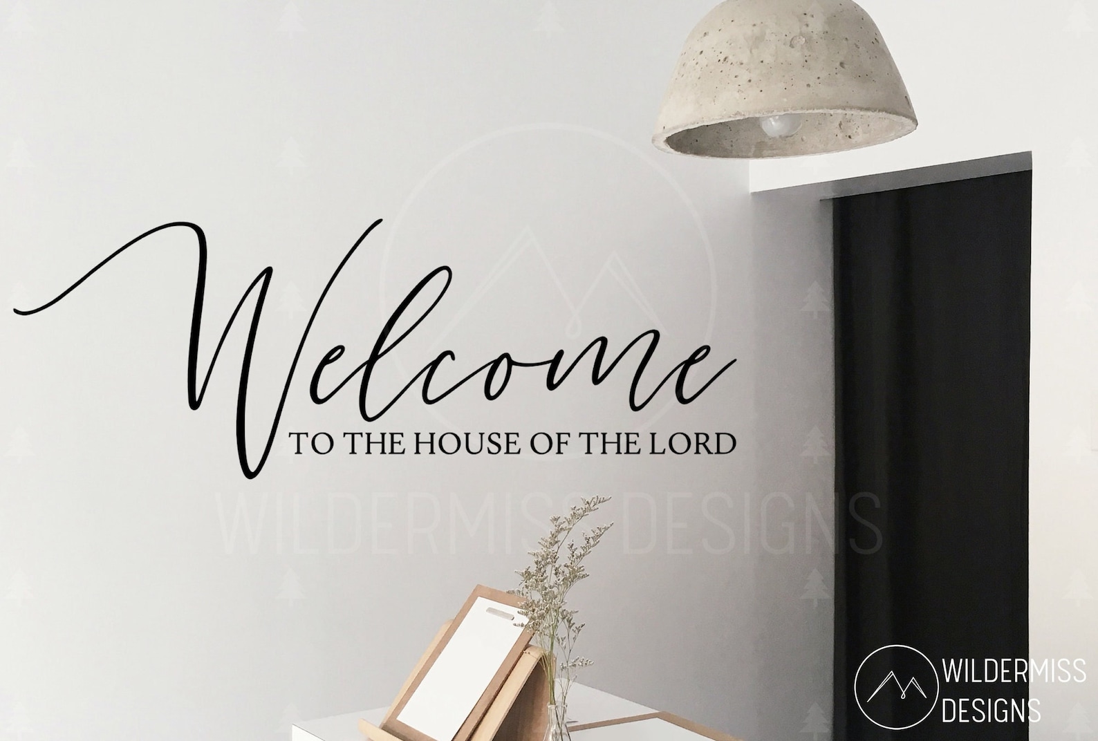 Welcome to the House of the Lord Wall Decal Church Sanctuary - Etsy