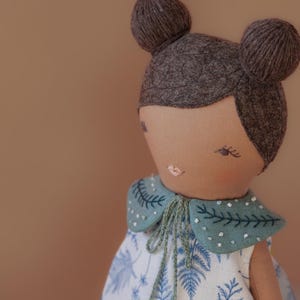 Handmade Linen Doll 27 Inch – Large Soft Fabric Girl Doll, Heirloom Eco ...