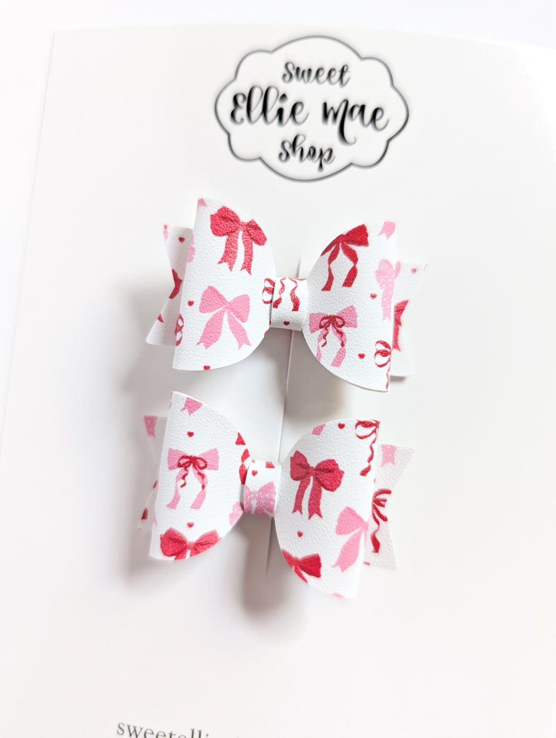 Valentine's Day Bows, Coquette Bows, Mini Pigtail Set, Baby Headband ...