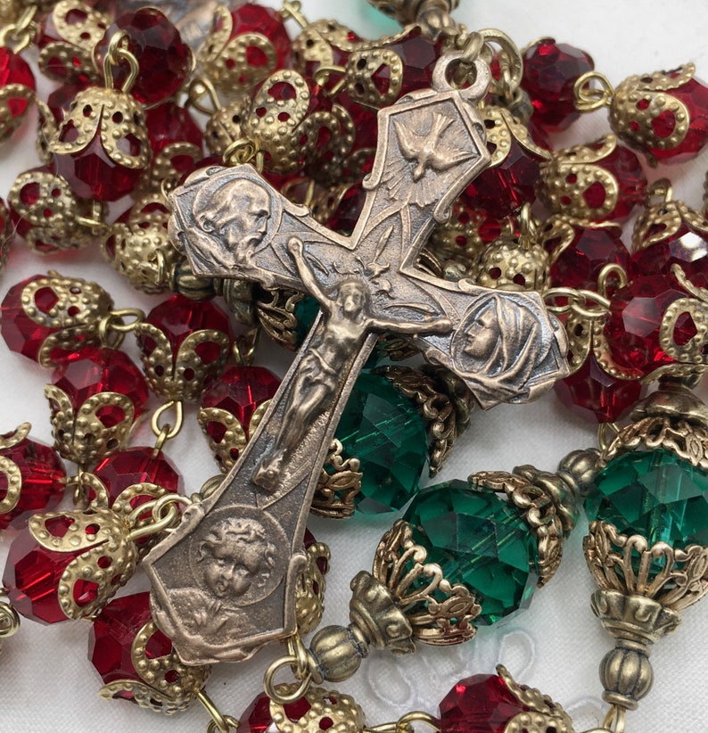 Christmas Rosary Infant Jesus of Prague Sacred Heart of Jesus Holy ...