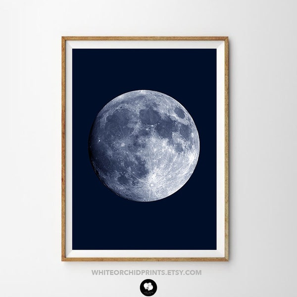 Moon Print - Etsy