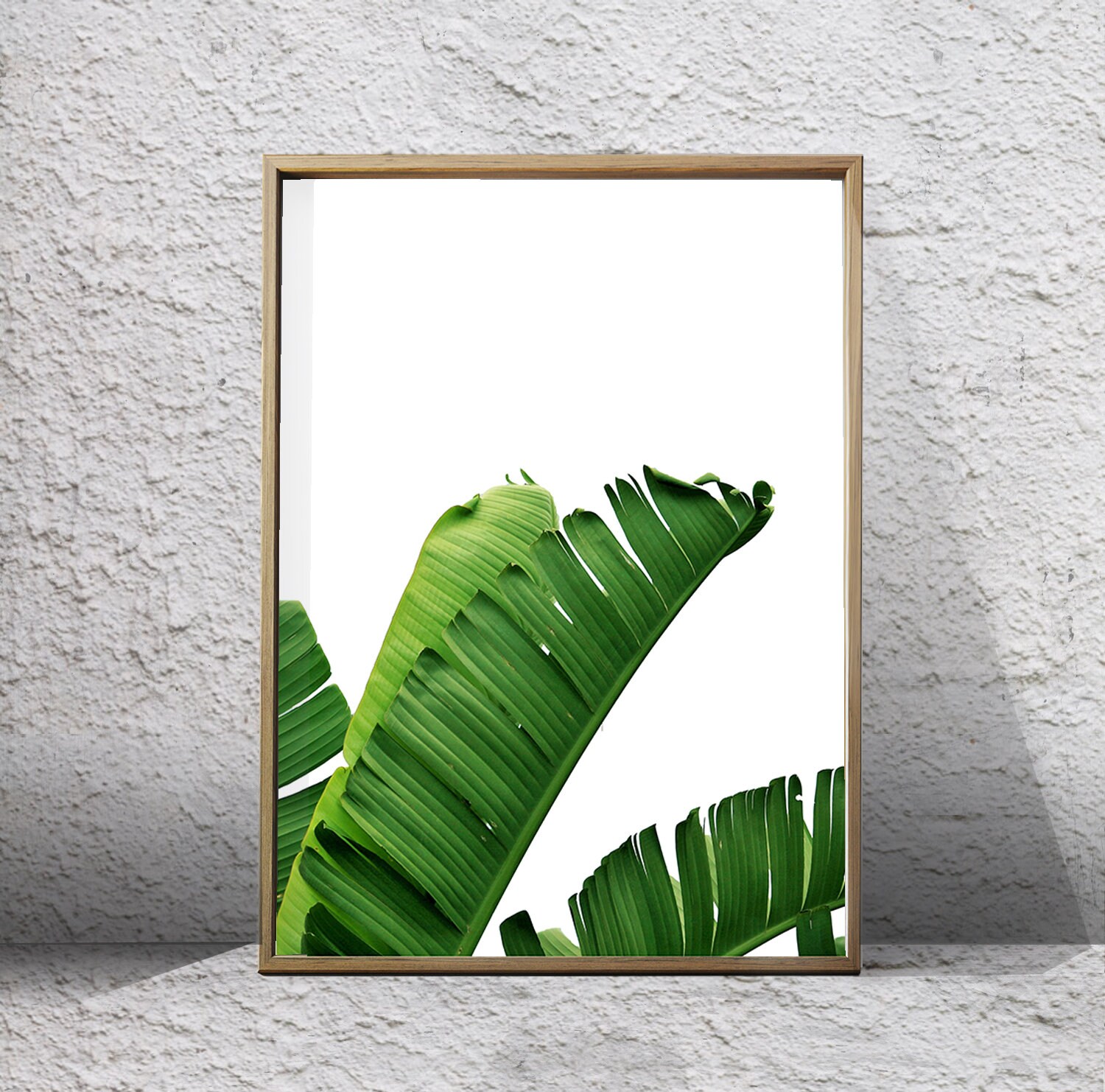 Tropical Leaf Posters Large Wall art Prints set Minimalist art | Etsy