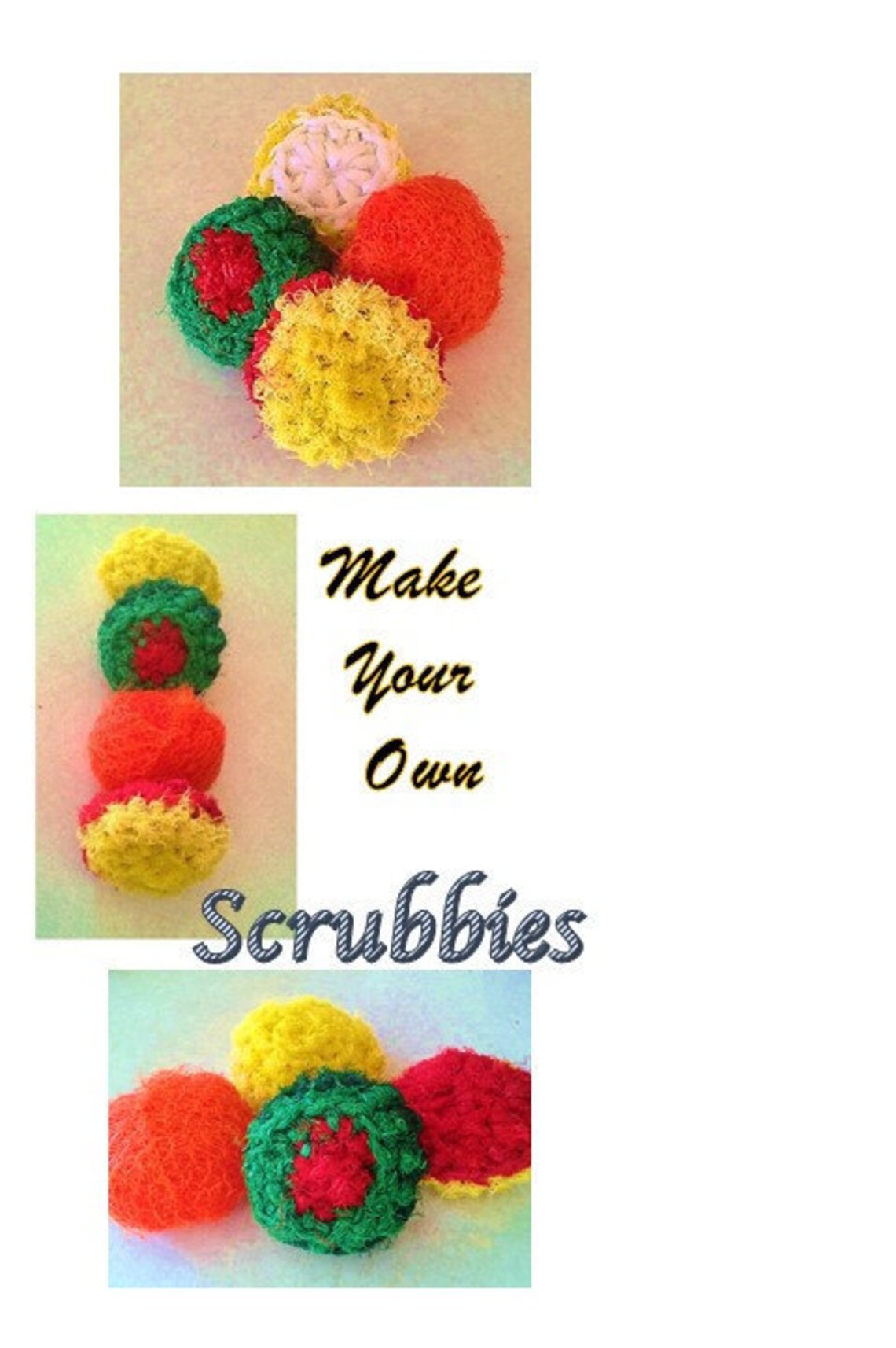 Nylon Net Scrubby Pattern, DIY Kitchen/bath Decor (digital PDF) - Etsy