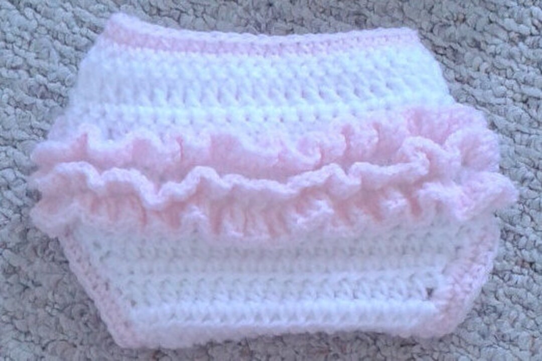 Ruffle Crochet Diaper Cover Pattern, Baby Shower Gift (digital PDF) - Etsy