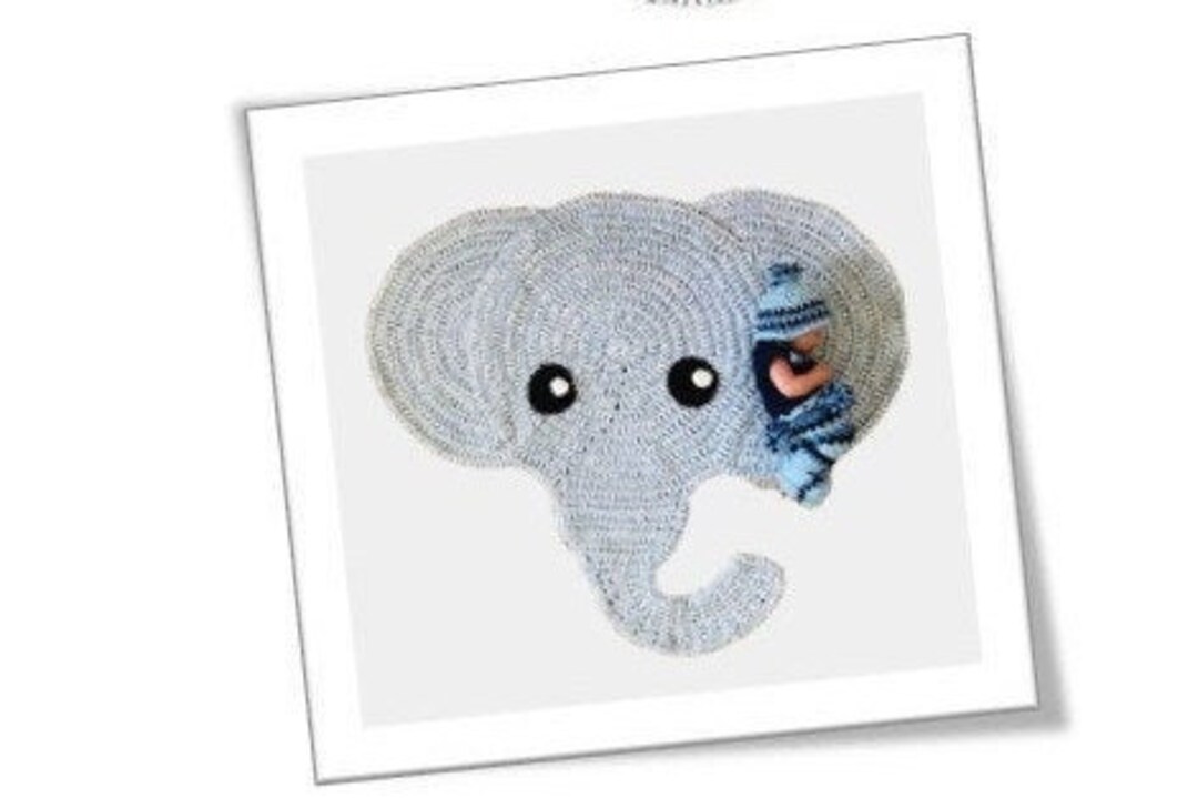 Elephant Rug Crochet PATTERN Baby Boy Baby Girl Gift Simple Easy Fast ...