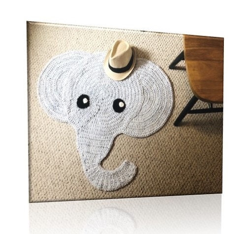 Elephant Rug Crochet PATTERN Baby Boy Baby Girl Gift Simple Easy Fast ...