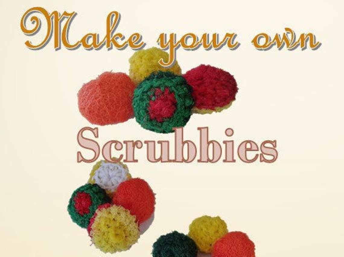 Nylon Net Scrubby Pattern, DIY Kitchen/bath Decor (digital PDF) - Etsy