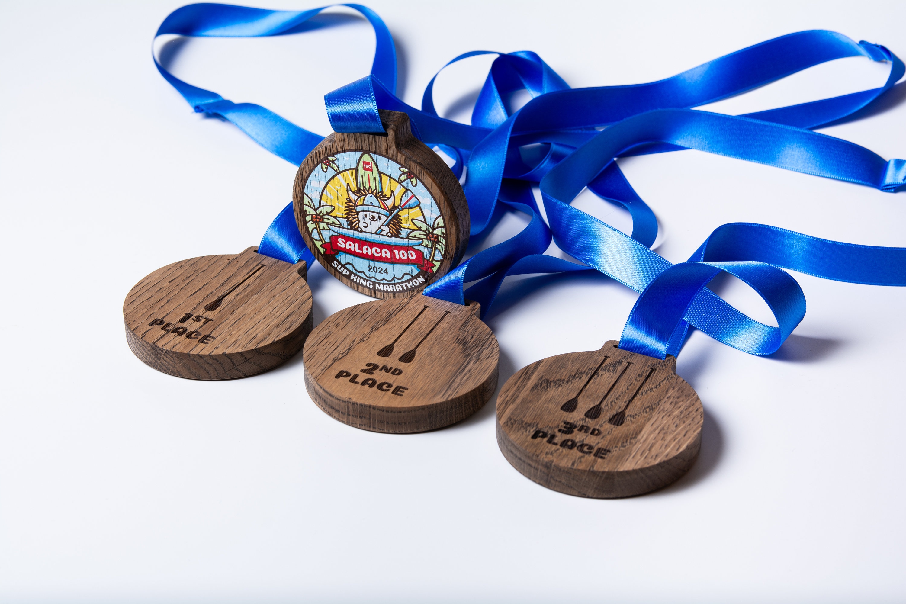 Custom Wooden Sports Medals Made of Oak Wood, Personalized, SUP ...