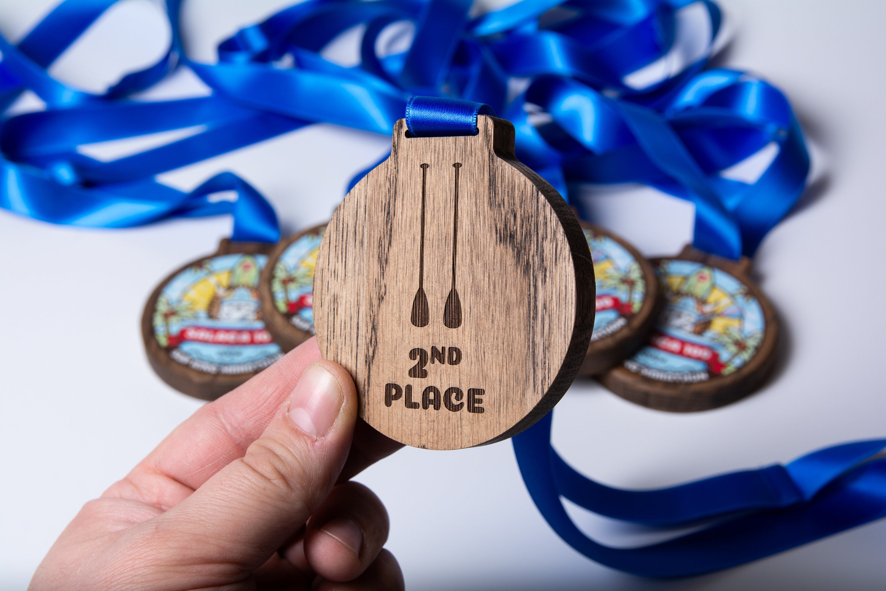 Custom Wooden Sports Medals Made of Oak Wood, Original Award ...
