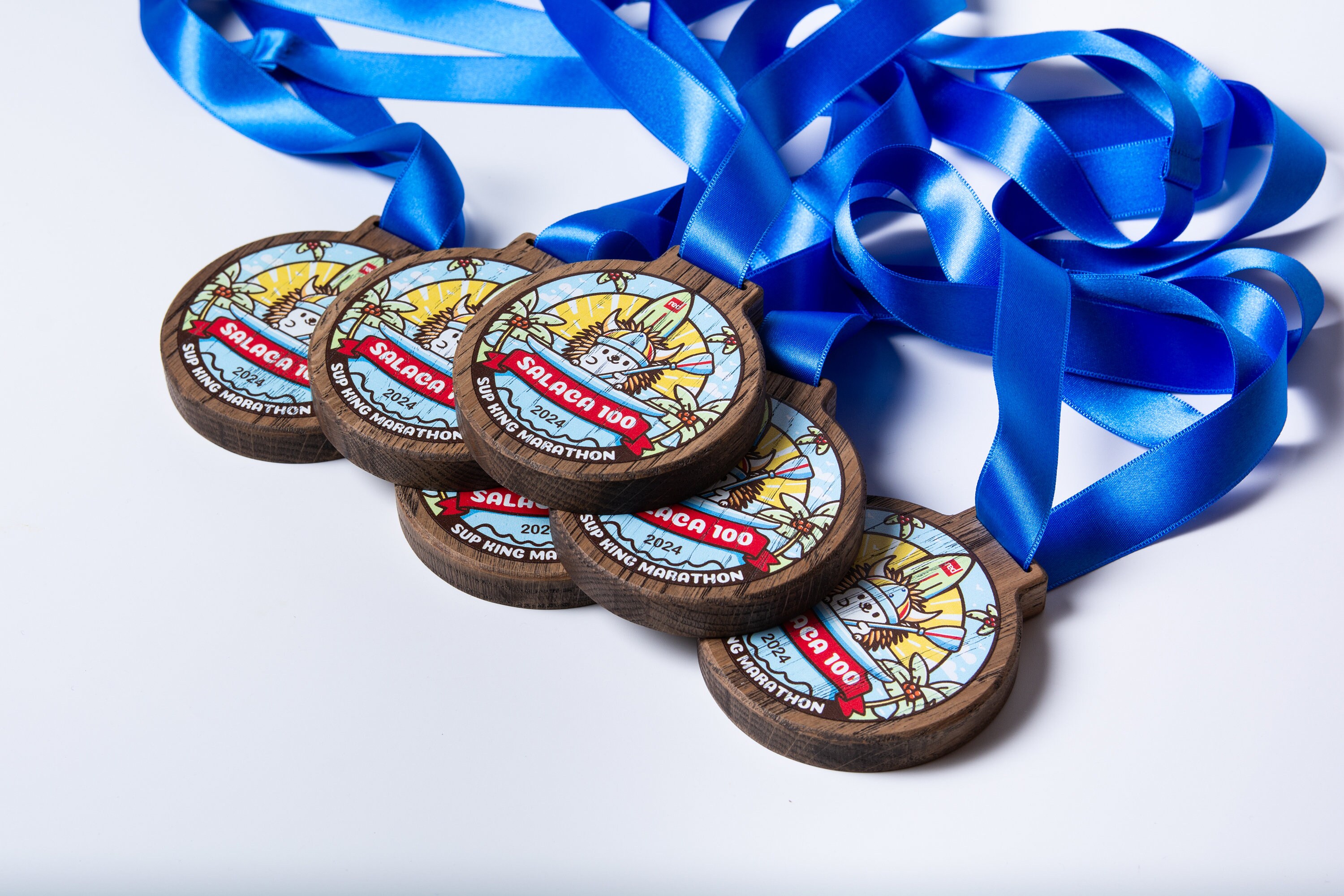 Custom Wooden Sports Medals Made of Oak Wood, Personalized, SUP ...