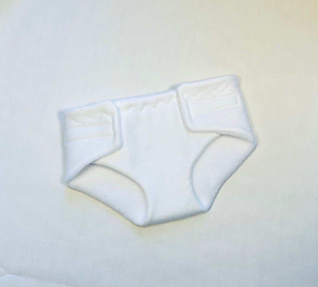 Doll Diapers Gender Neutral White Doll Diaper Baby Doll - Etsy