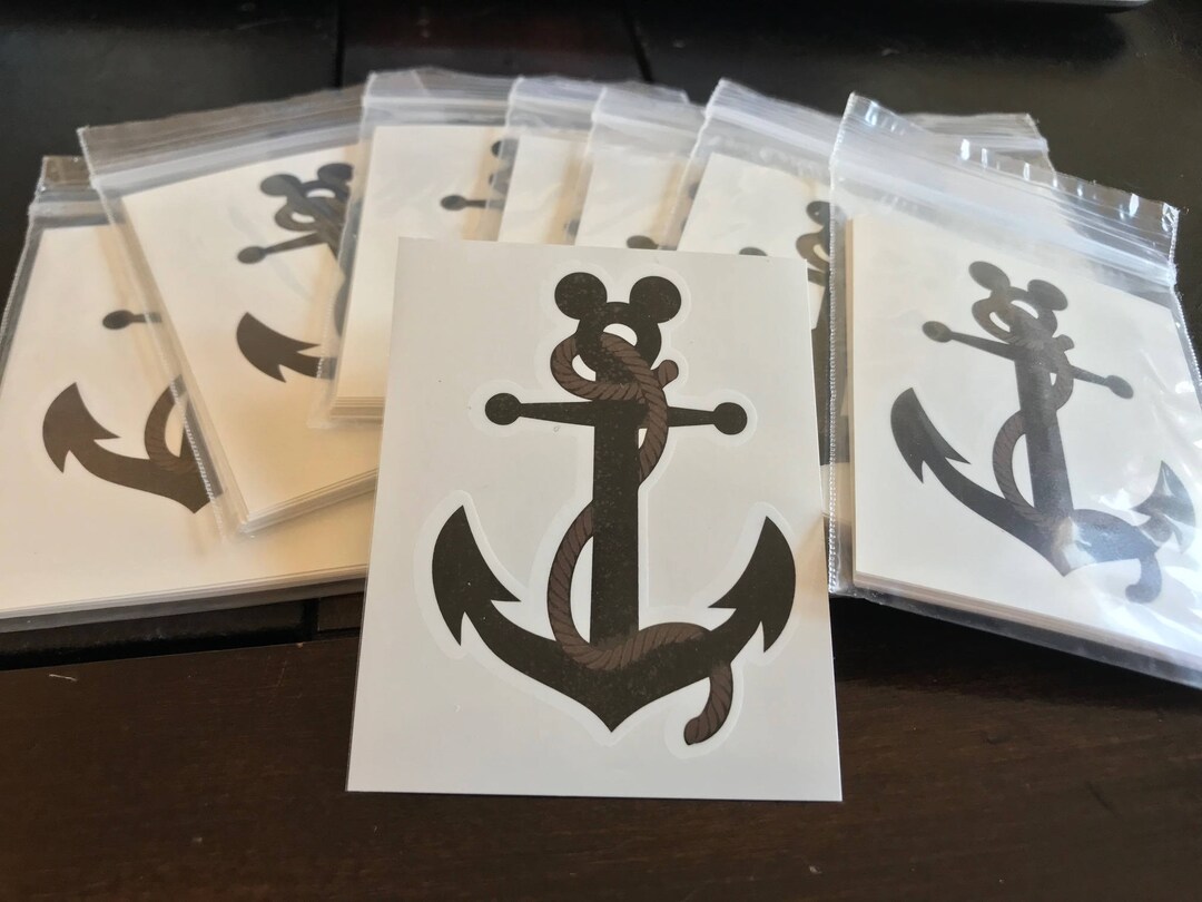 Disney Inspired Anchor Temporary Tattoo - Etsy
