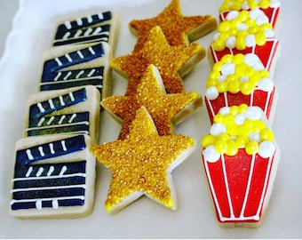 Movie sugar cookies | Etsy