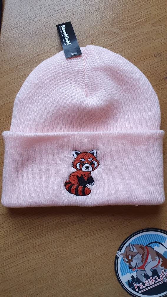 Cute Chibi Kawaii Red Panda Embroidered Winter Beanie Hat Rare - Etsy UK