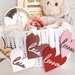 Heart Name Tag 2024 Valentine Name Tag Acrylic Name Tag Wood Heart Tag ...