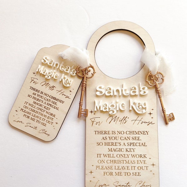 Santa Key - Etsy