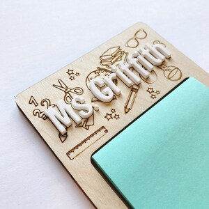 Teacher Gift 2025 | Note Pad Holder | Teacher Notes | Sticky Note ...