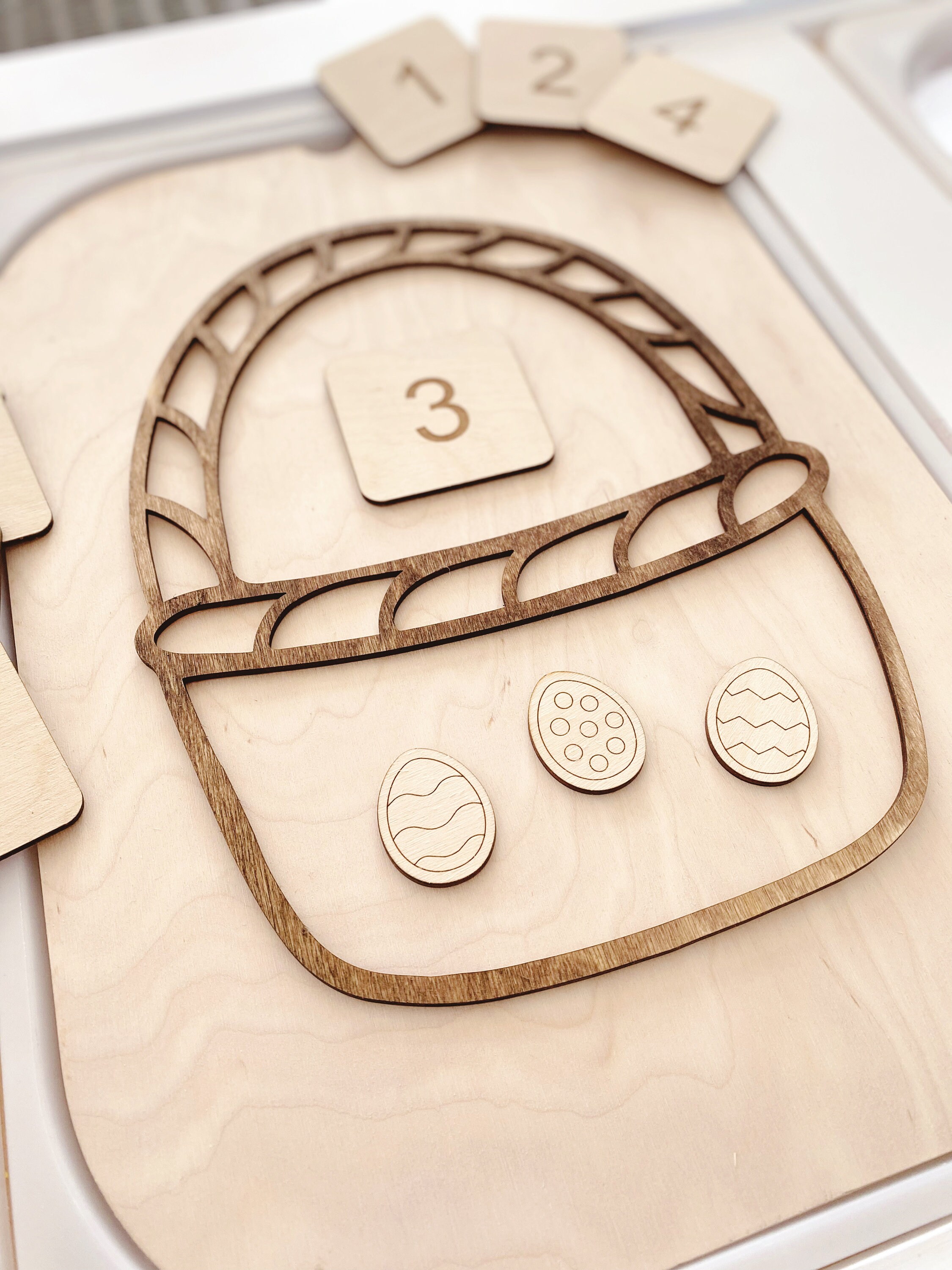 TROFAST Lid Insert | Flisat Insert | Easter Egg Counting Sensory Table ...