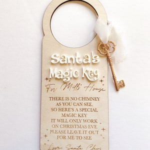 Santa's Magic Key | Christmas Decor | Santa's Key | Magic Key ...
