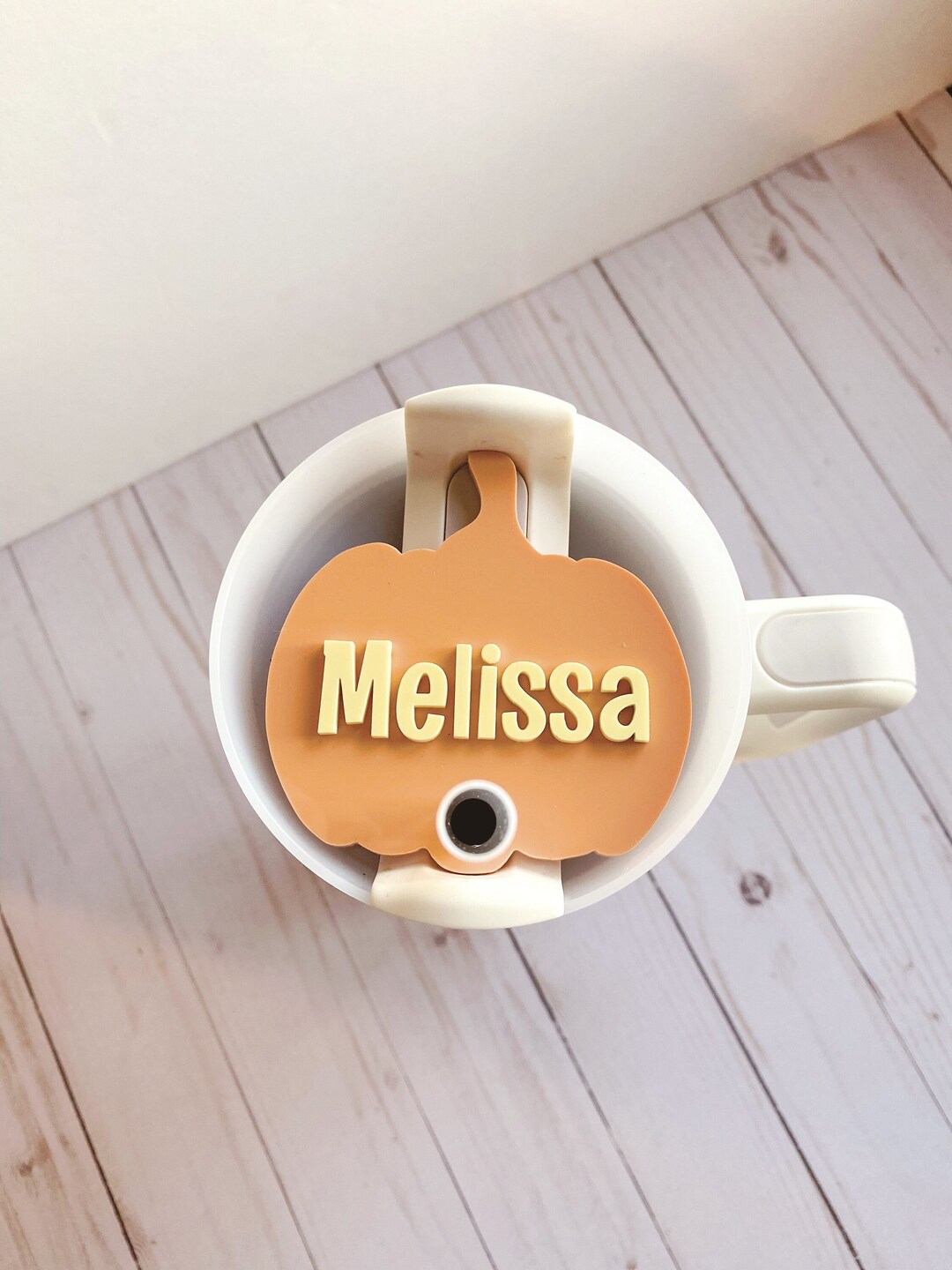 Custom Pumpkin Name Plate for Stanley H2.0 Tumbler - Etsy