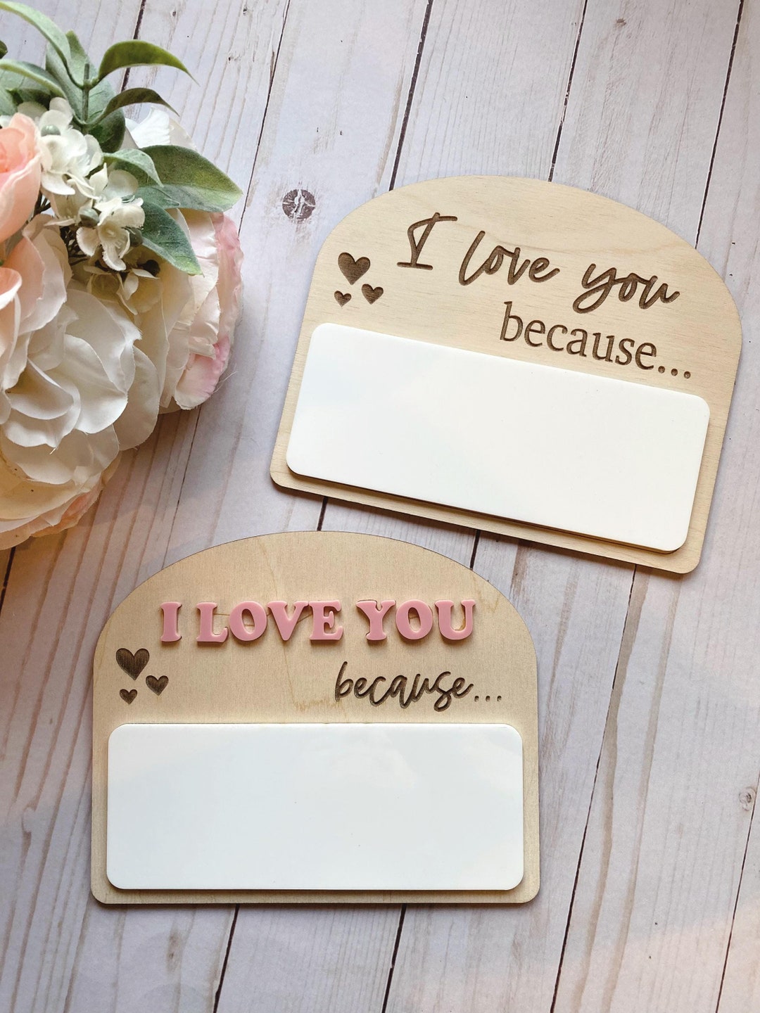 I Love You Because Sign | I Love You Message | I Love You Sign | Dry ...