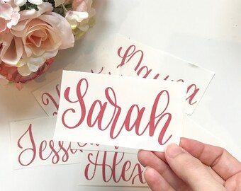 Custom Name Decal | Etsy
