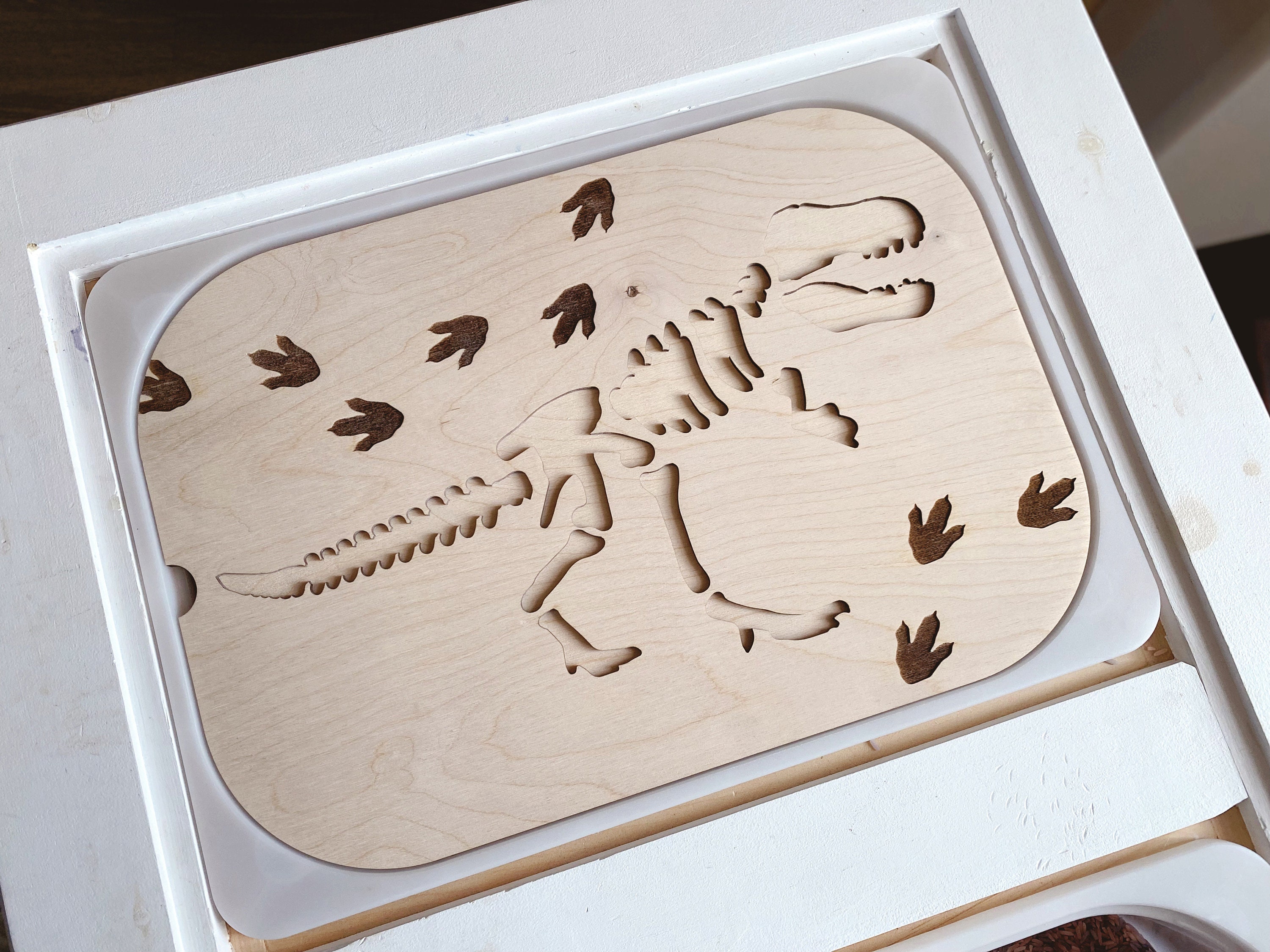 Dinosaur TROFAST Lid Insert | Sensory Table Lid | Trofast Insert ...
