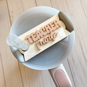 Teacher Tumbler Name Plate | Reversible Name Plate | H2.0 Name Plate ...