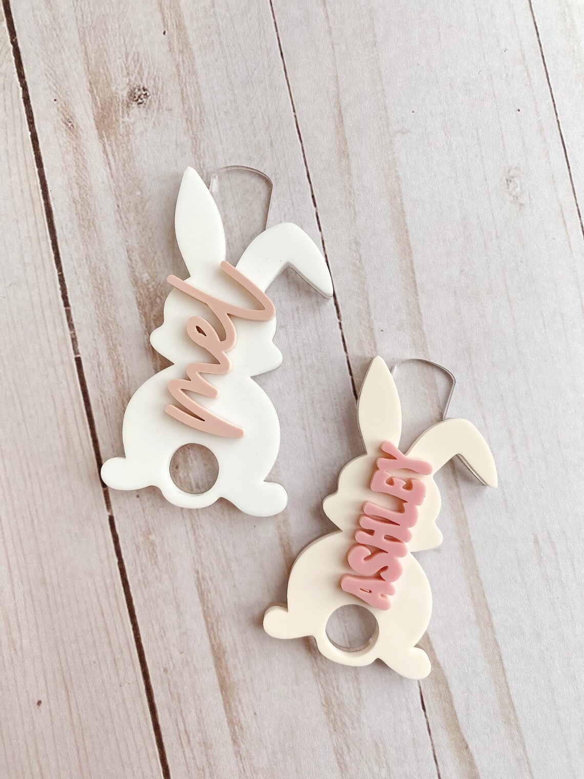 Tumbler Easter Bunny Name Plate | H2.0 Name Plate | Custom Tumbler ...
