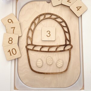 TROFAST Lid Insert | Flisat Insert | Easter Egg Counting Sensory Table ...