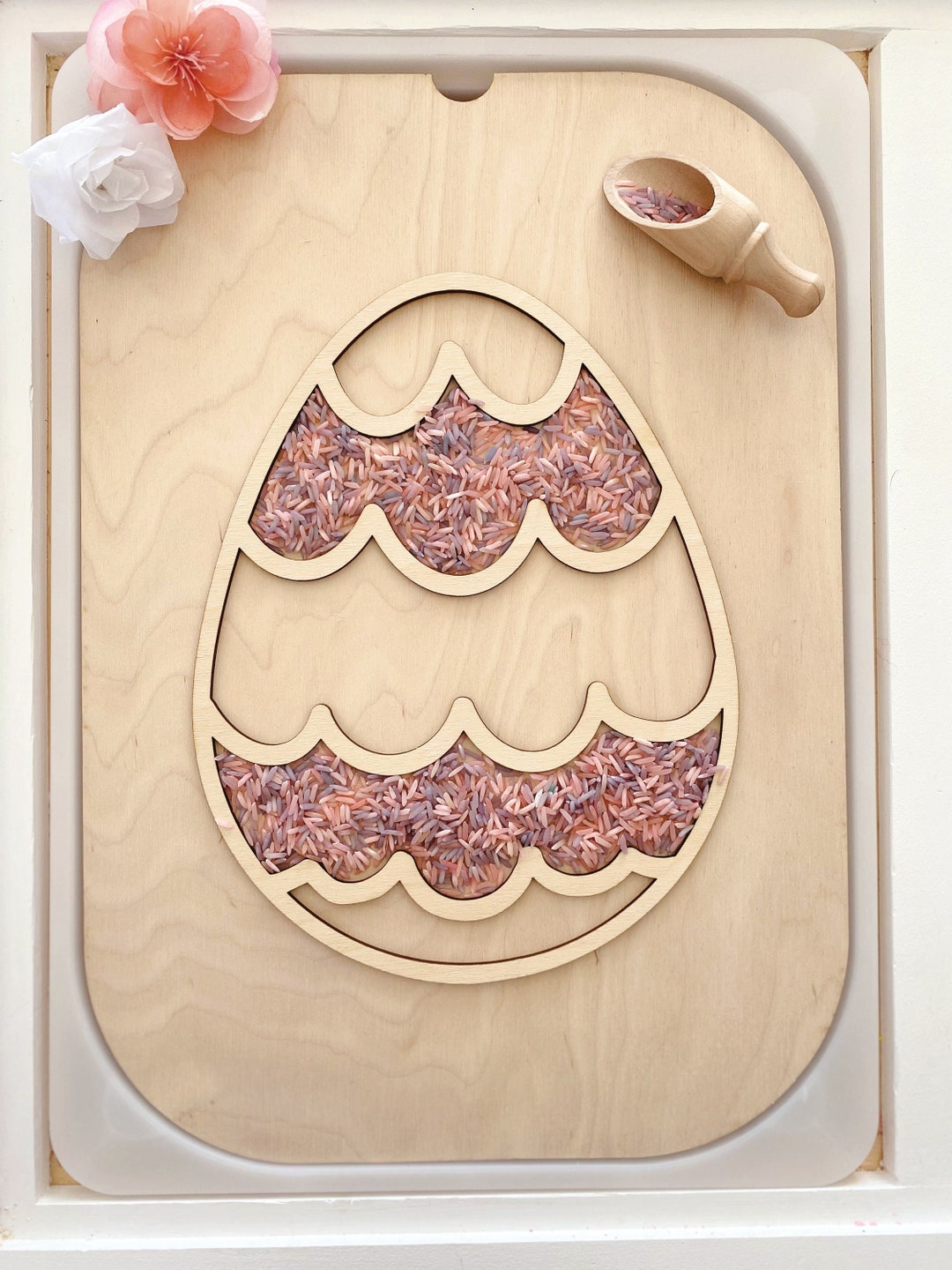 Fillable TROFAST Lid Insert | Flisat Insert | Easter Sensory Kit ...