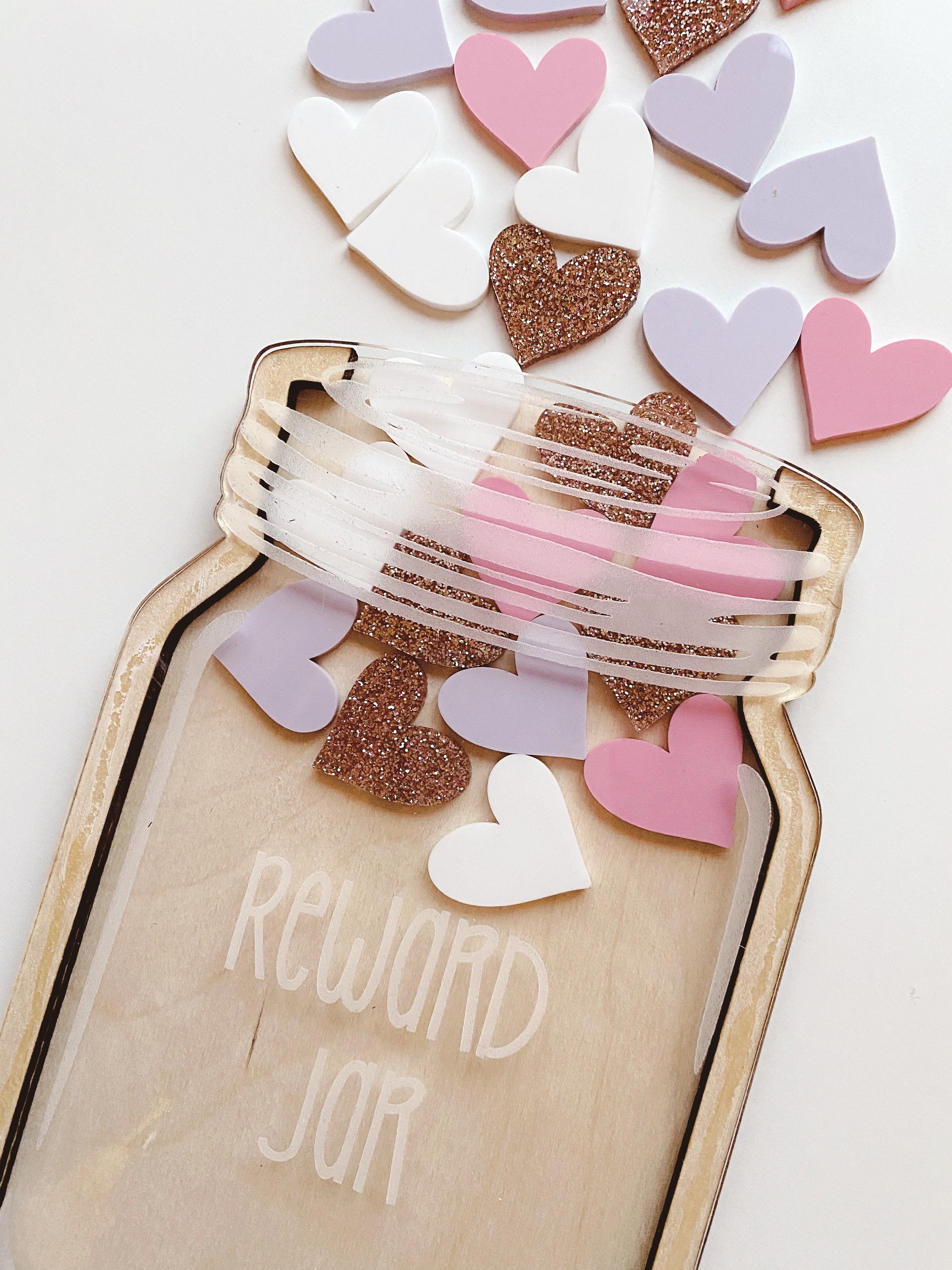 Valentine Reward Jar | Heart Reward Jar | Love Jar | Kids Reward Jar ...