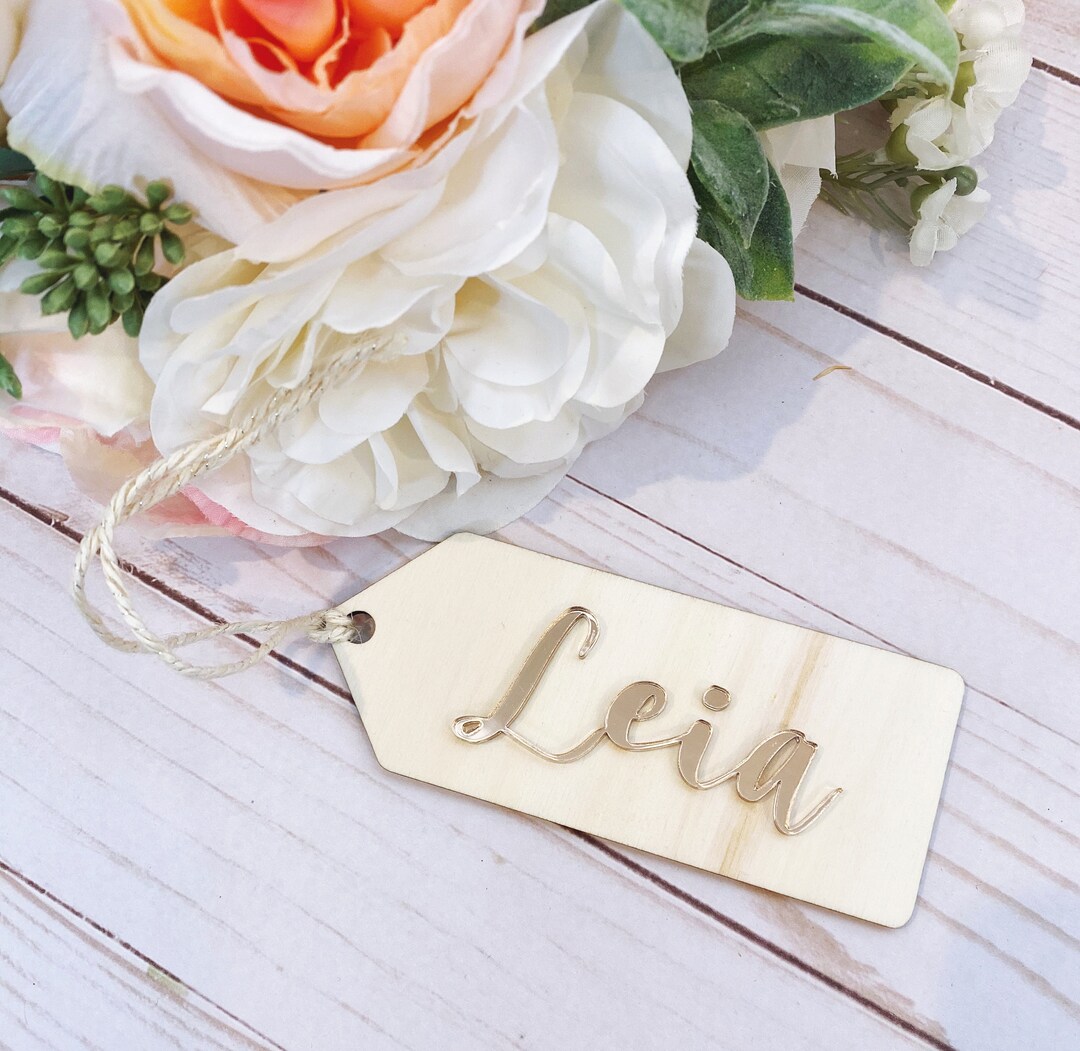 Customized 3D Gift Tags | 3D Name Tags | Stocking Tags | Gift Tag ...