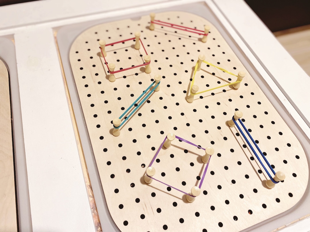 Peg Board TROFAST Lid Insert | Flisat Insert | Sensory Table Insert ...