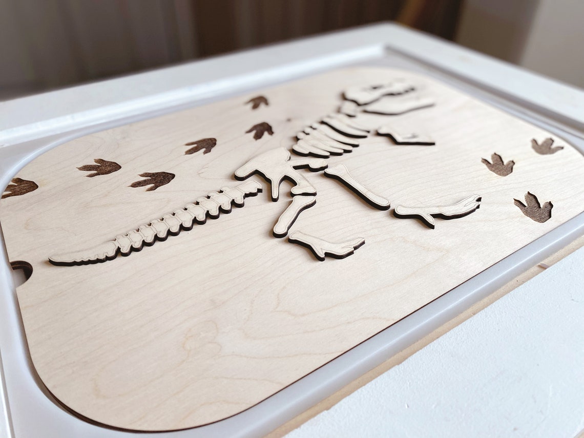Dinosaur TROFAST Lid Insert | Sensory Table Lid | Trofast Insert ...