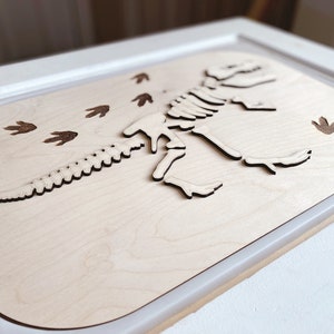 Dinosaur TROFAST Lid Insert | Sensory Table Lid | Trofast Insert ...
