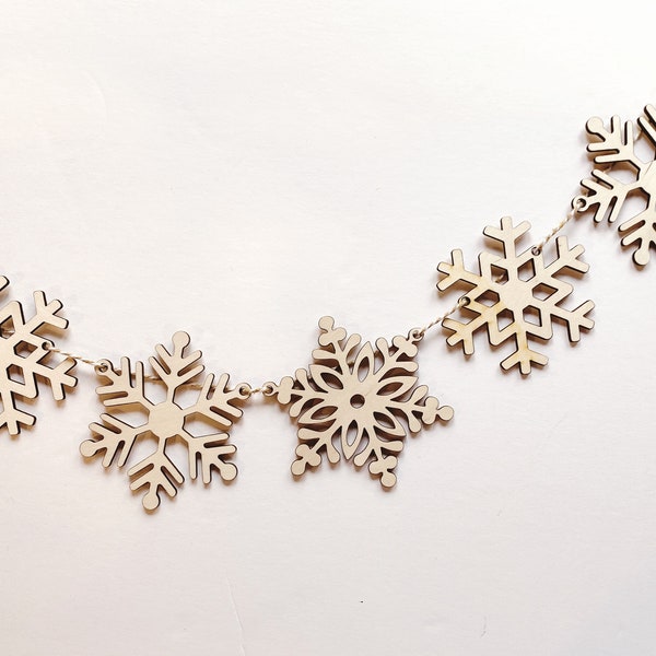 Snowflake Garland - Etsy
