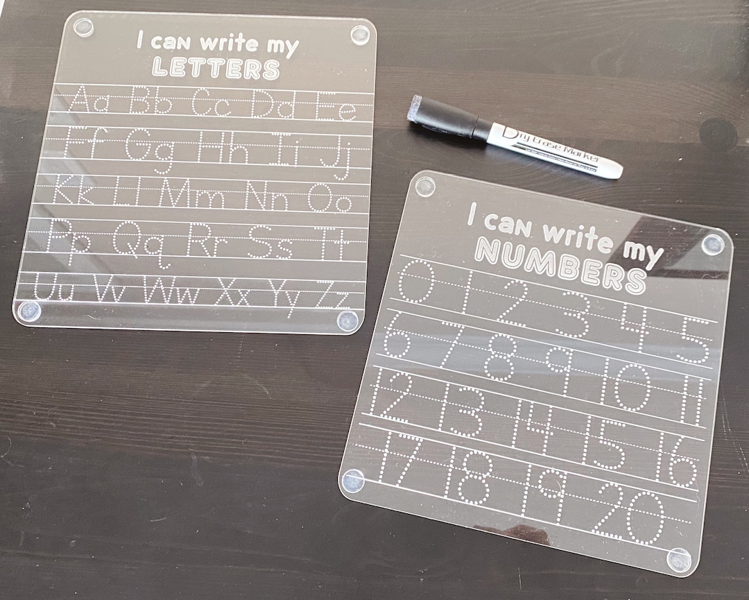 I Can Write My Letters Tracing Board | I Can Write My Number Tracing ...