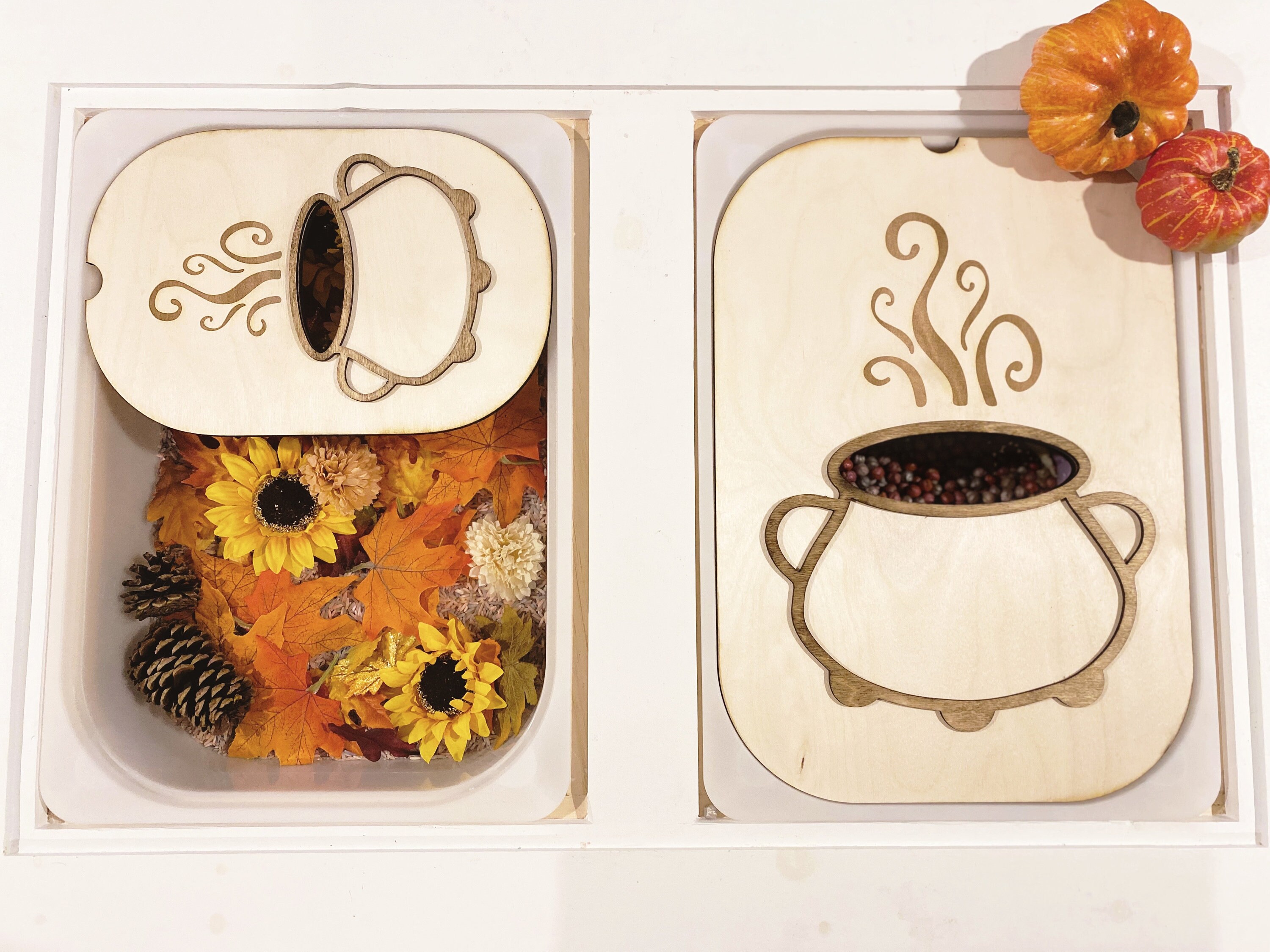 Halloween TROFAST Lid Insert | Sensory Table Lid | Cauldron Trofast ...