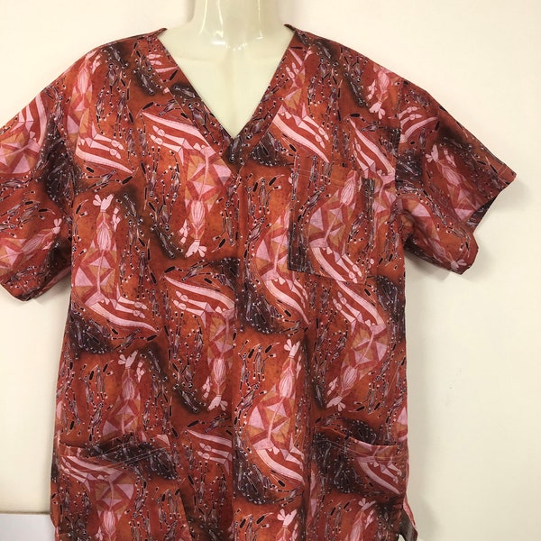 Aboriginal Scrub Top - Etsy UK