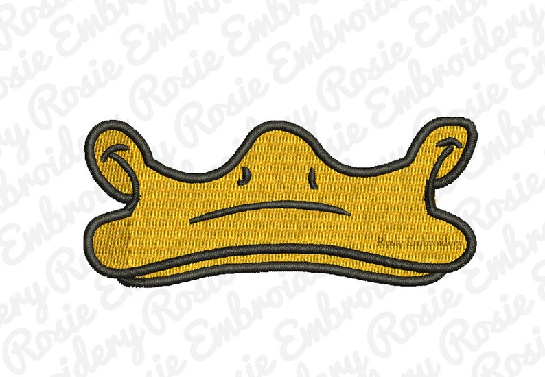 Donald Duck Smile Grin Face Mask Mouth Machine Embroidery | Etsy