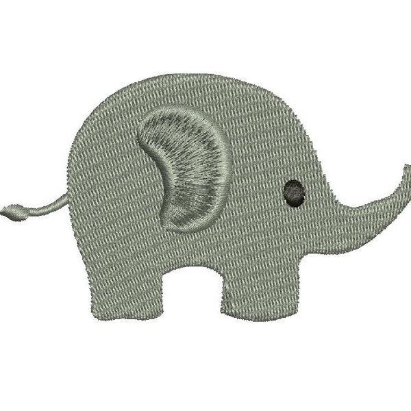 Elephant Machine Embroidery - Etsy