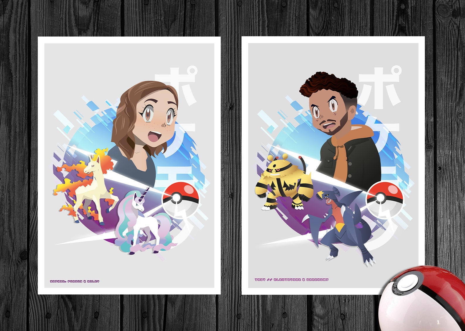 Poster PKM Pocket Monsters Dibujos Animados Divertido, PKM Personajes ...