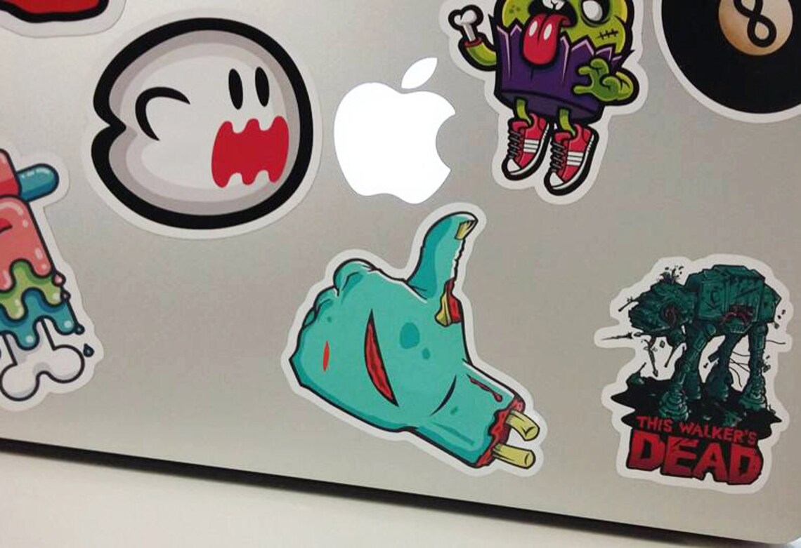 Zombie 'facebook Like' Vinyl Sticker Decal | Etsy