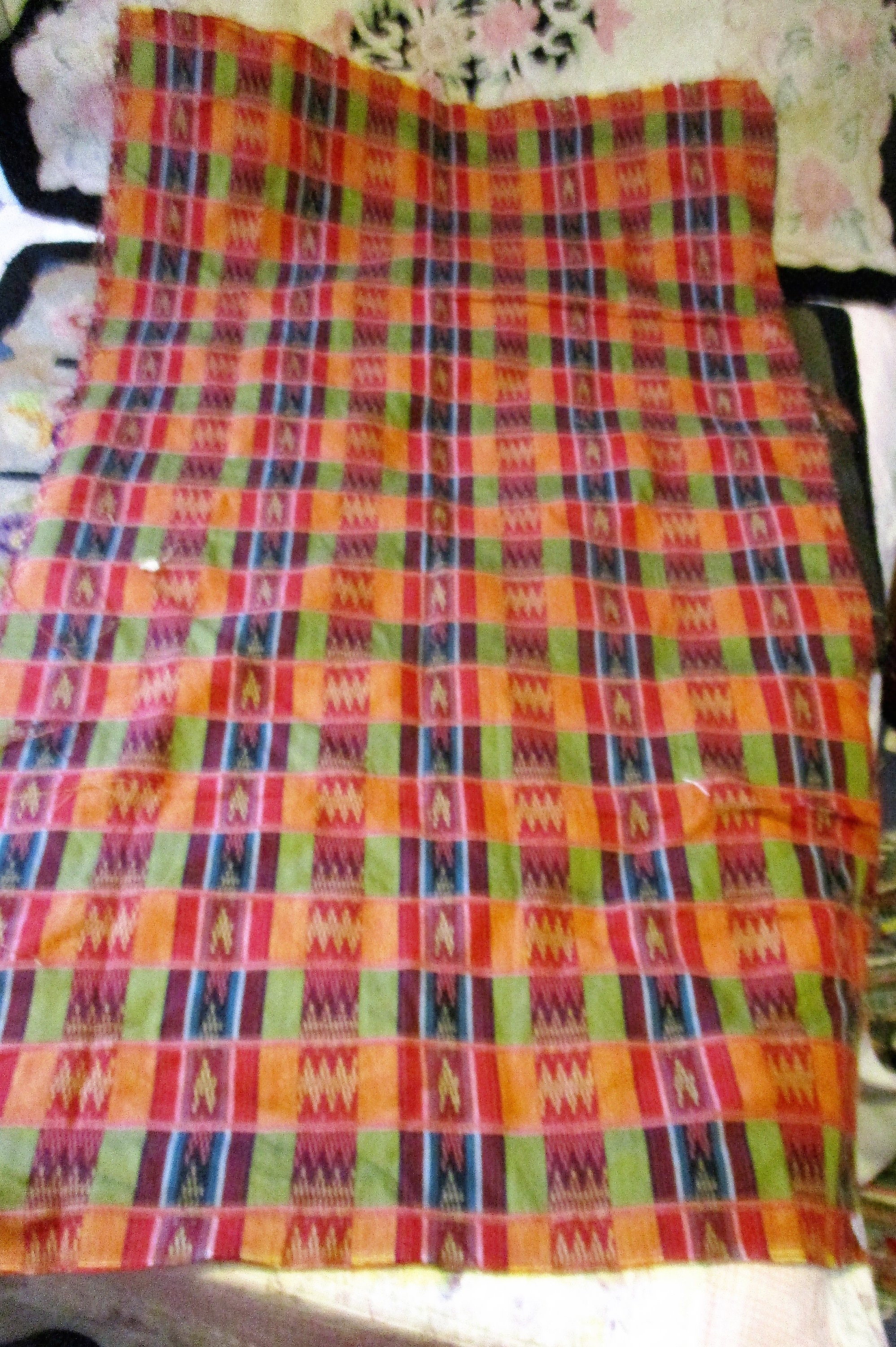 Upholstery Fabric, Southwest Colors, Rust, Green, Adobe, Native Style ...