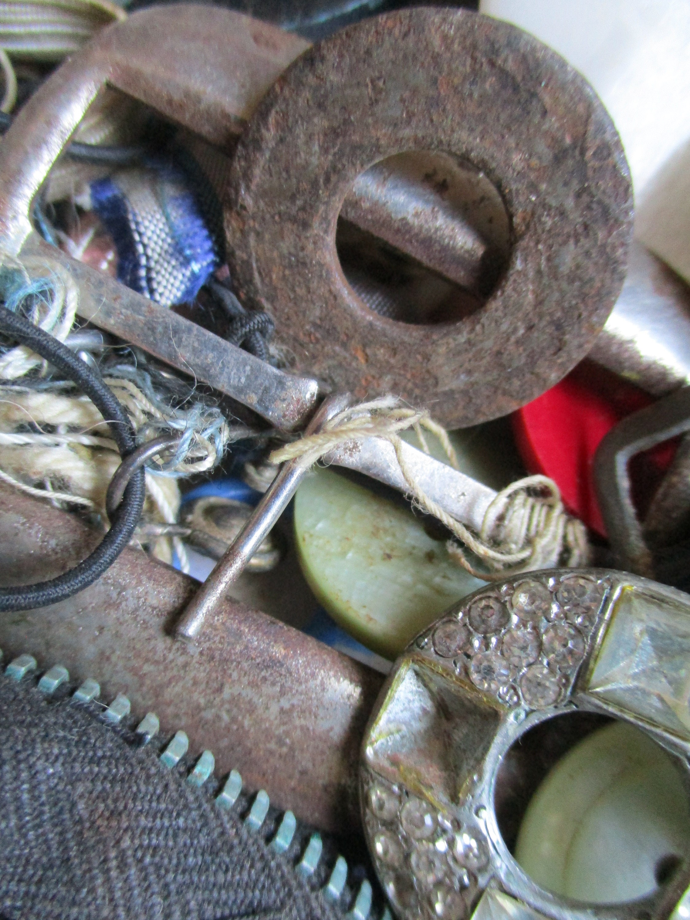 Old Cigar Box With Old Buttons Sewing Stash Detritus Swisher - Etsy