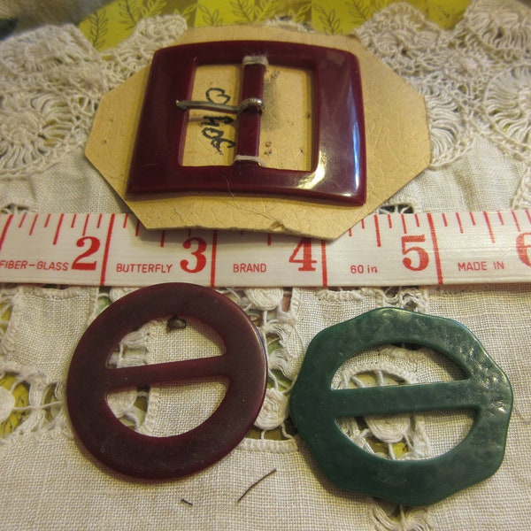 Bakelite Buckles - Etsy