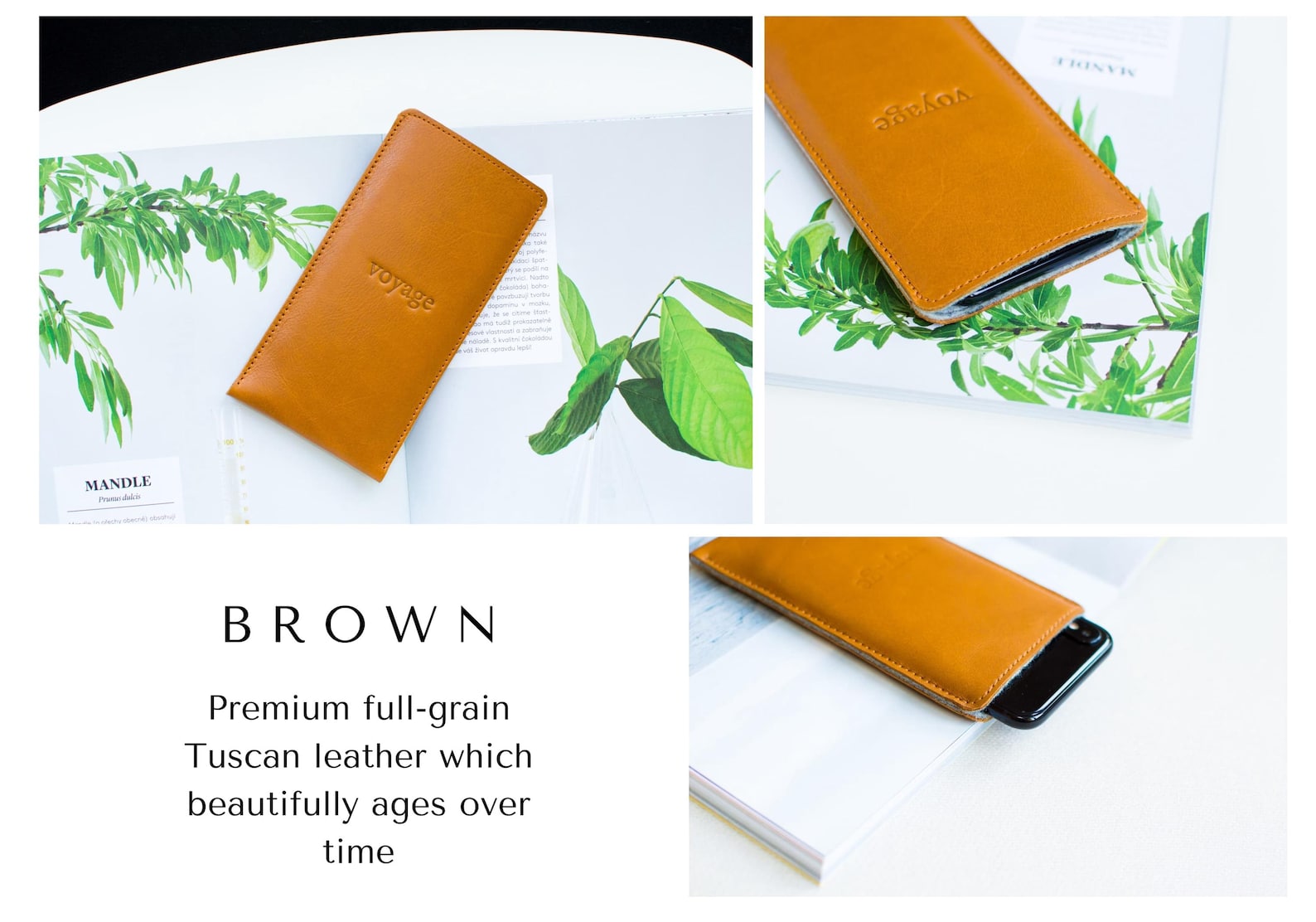 Leather Galaxy S25/S24 Phone Sleeve: Full Grain Wool Felt Case ...